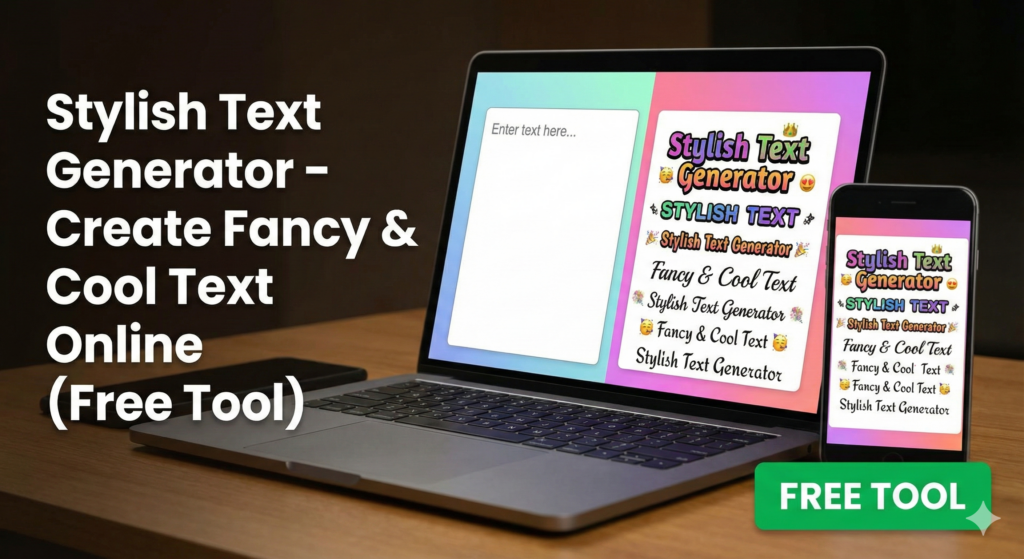 Stylish Text Generator | Create Fancy & Cool Text Online (Free Tool)